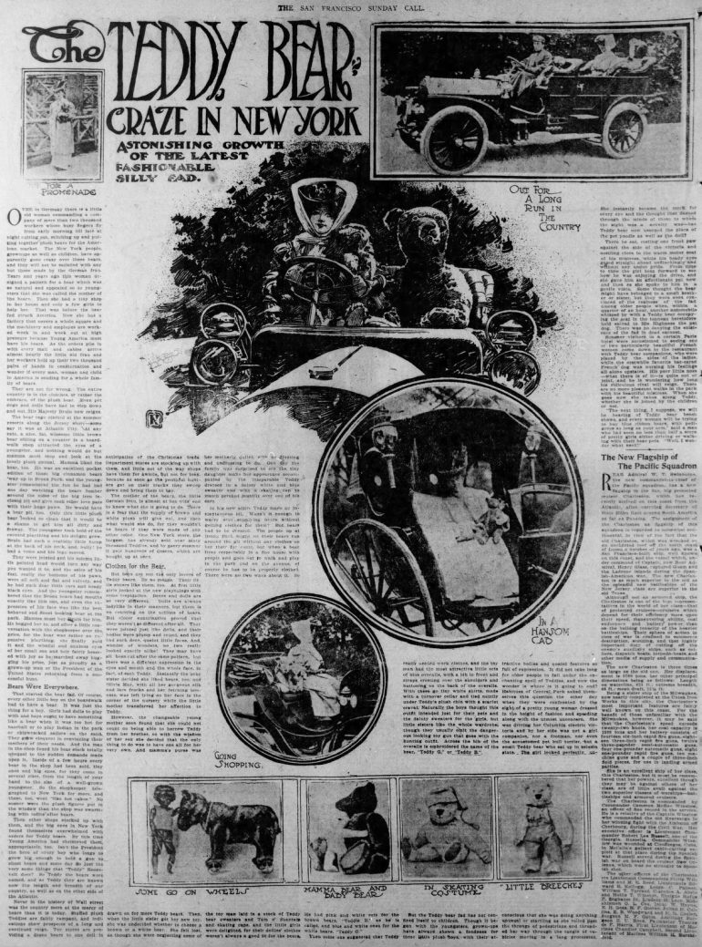 Love teddy bears? Find out their history & see dozens of cute vintage ...