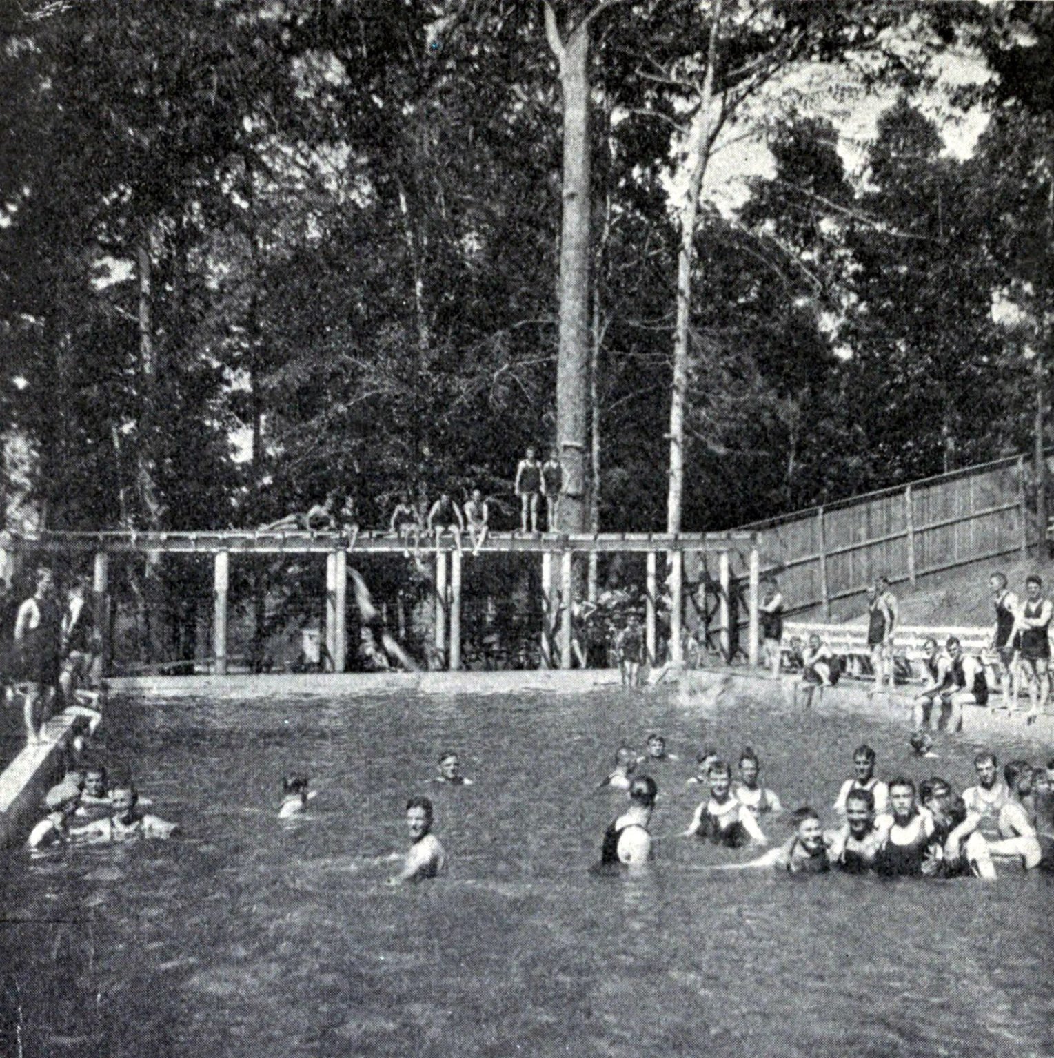 Huge old outdoor public swimming pools like these made summertime cool ...