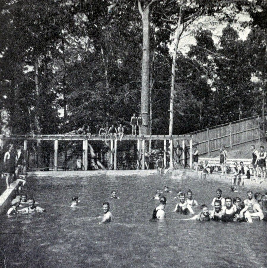 Huge old outdoor public swimming pools like these made summertime cool ...