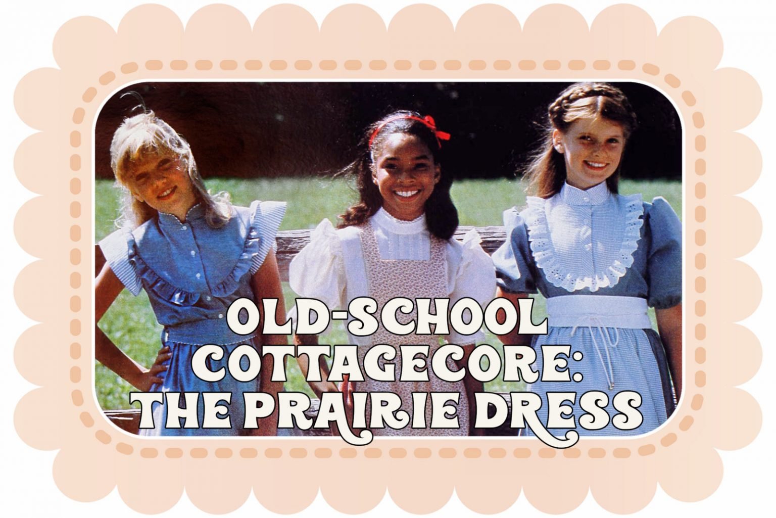 Old-school cottagecore: The prairie dress had a big comeback in the 80s ...