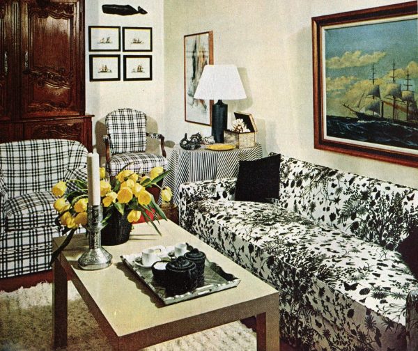 3 ways to decorate 1 living room: Vintage home style from the '60s ...