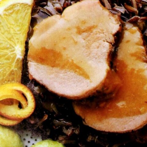Orange pork tenderloin recipe from 1989 - Click Americana