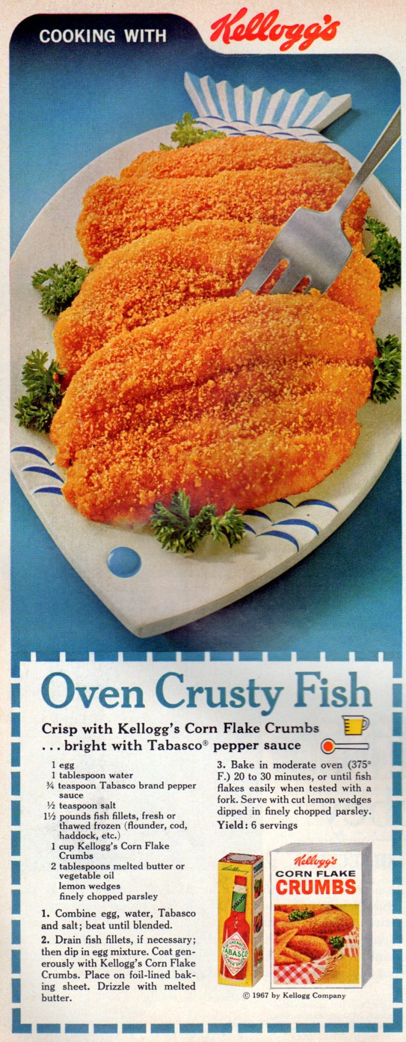 Crispy oven-baked fish with a cornflake coating: Get the retro recipe ...