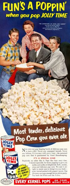 See how Jolly Time popcorn used to come in cans - Click Americana