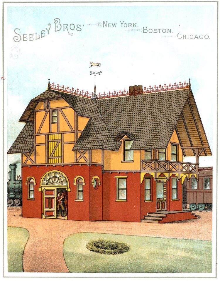 See some popular exterior color schemes for 18 Victorian houses (1886 ...