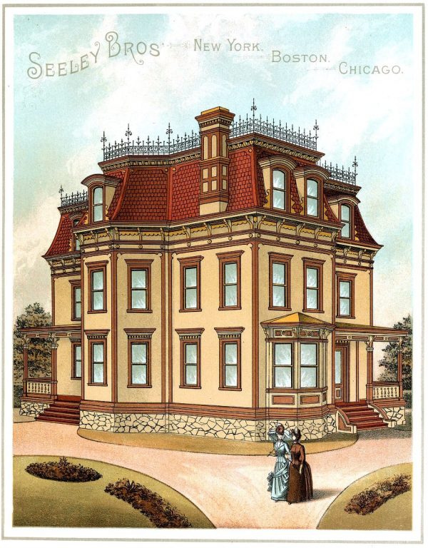See some popular exterior color schemes for 18 Victorian houses (1886 ...