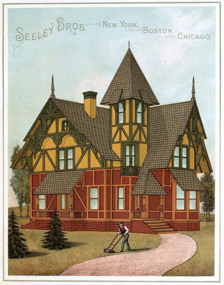 Old Victorian House This Color