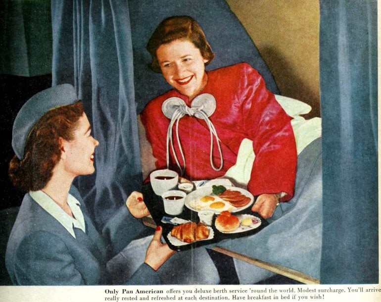 Amazing airline food from the 1950s, 1960s & 1970s: In-flight meals you ...