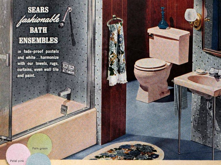 50 vintage 1960s bathroom tile design ideas - Click Americana