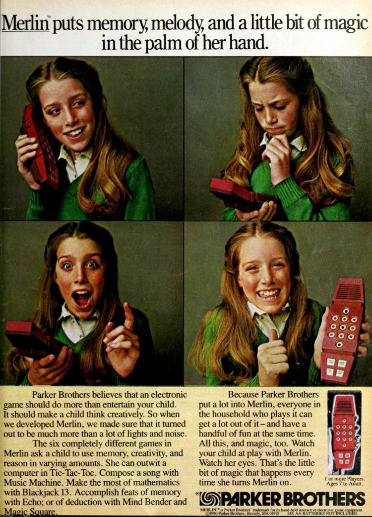Remember Merlin, the retro electronic game that looked like a phone ...