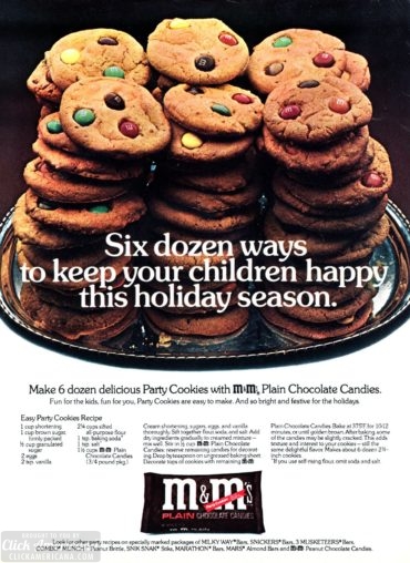 The delicious original m&m cookie recipe from the 60s - Click Americana