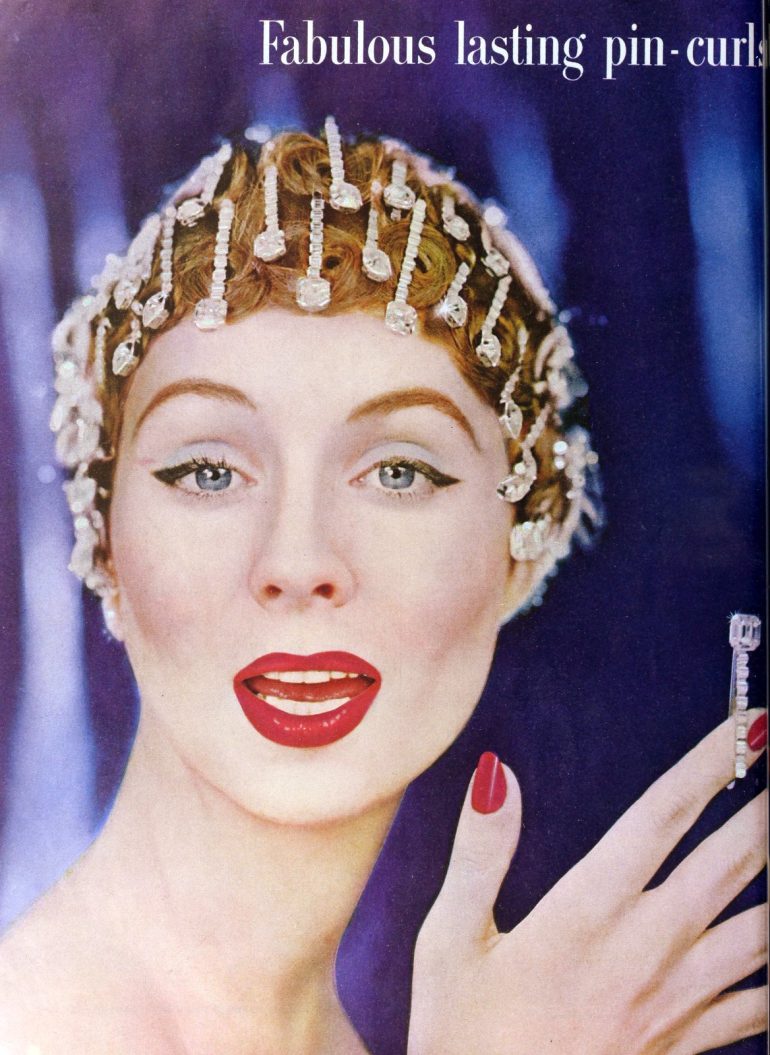 How to create a classy retro hairstyle with pin curls like they did in ...