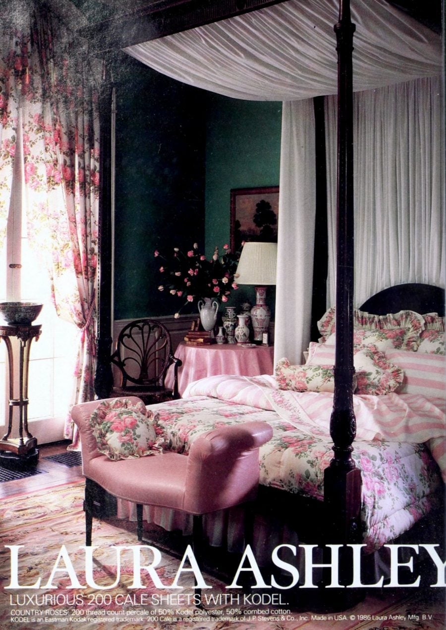 Back in the 80s & 90s, we were obsessed with Laura Ashley home decor ...