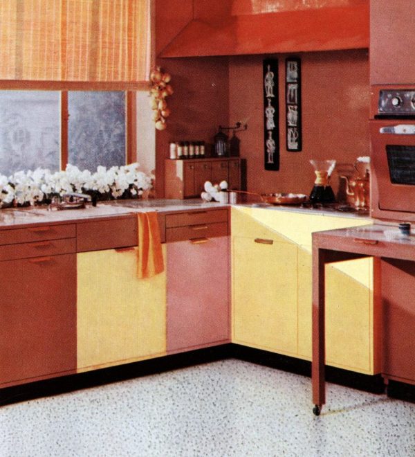 Pink & yellow kitchens of the fifties - Click Americana