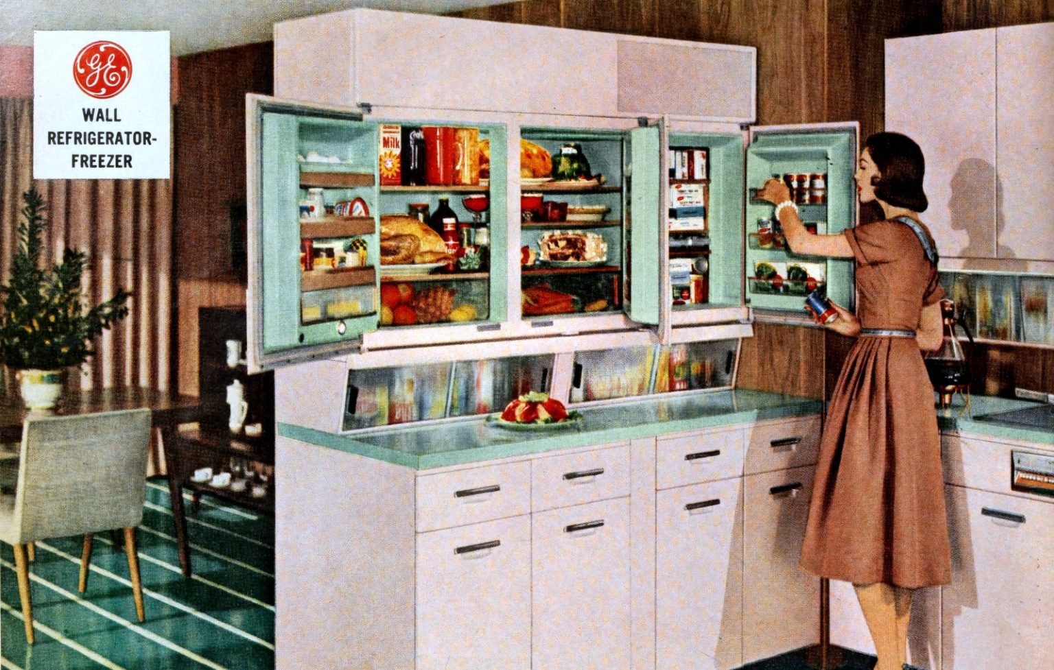 Forget kitchen cabinets - install a wall-mounted refrigerator! (Yes ...