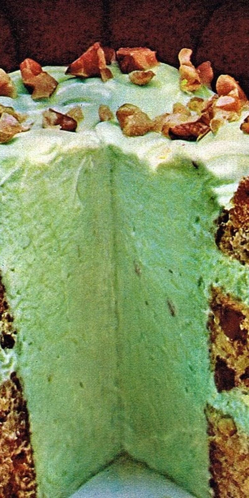 Pistachio Inside-Outside Cake recipe (1976) - Click Americana