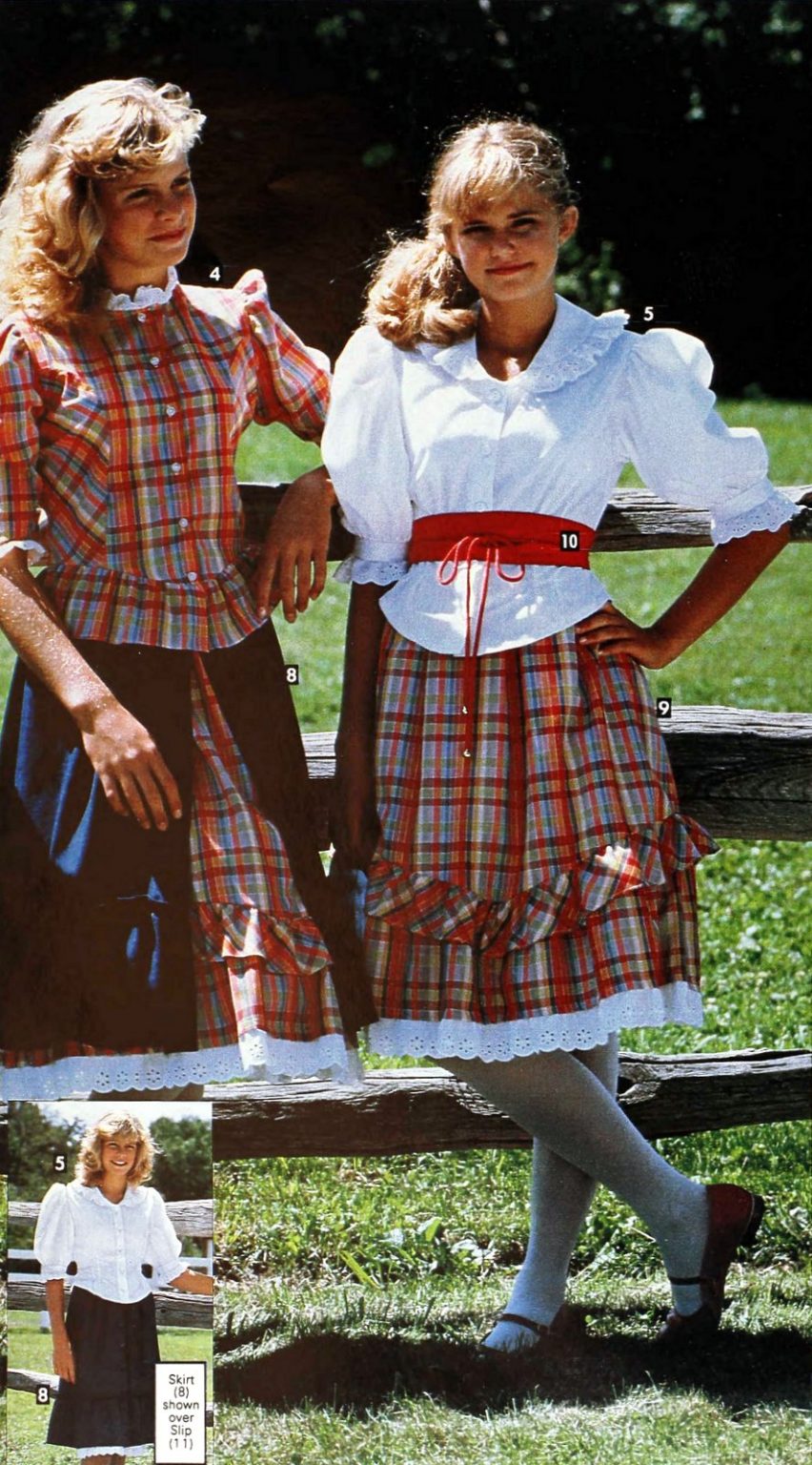 Old-school cottagecore: The prairie dress had a big comeback in the 80s ...