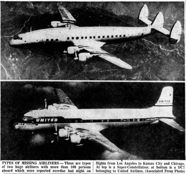 The Grand Canyon airplane crash: United & TWA planes collide (1956 ...