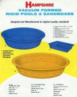 These vintage plastic wading pools from the 50s & 60s are still just as ...
