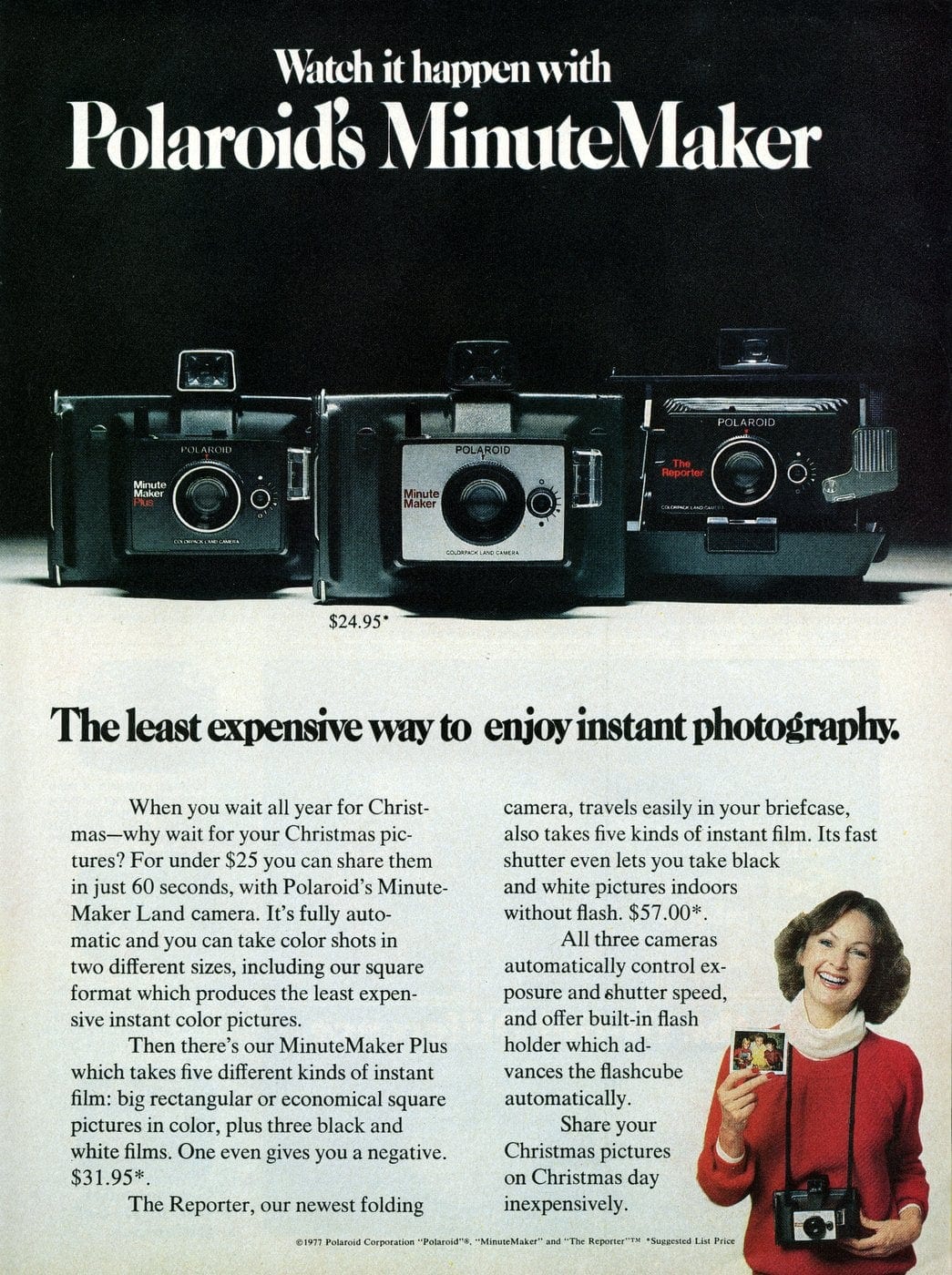 Vintage instant cameras from Polaroid & Kodak: OneStep, Pronto ...