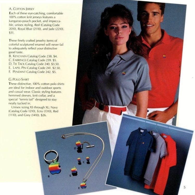 i80s: Retro Apple Computer merch & rainbow-logo clothes from the '80s ...