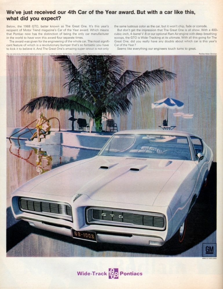 Vintage Pontiac car ads from the 1960s - Click Americana
