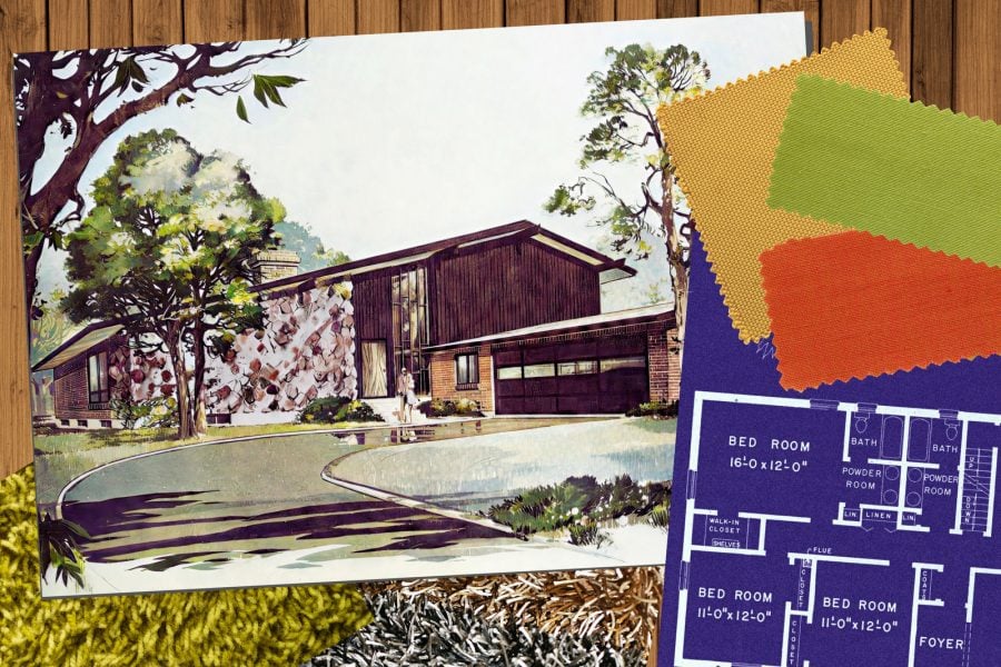 The most popular 1970s house plans: Ranch, contemporary, split levels ...