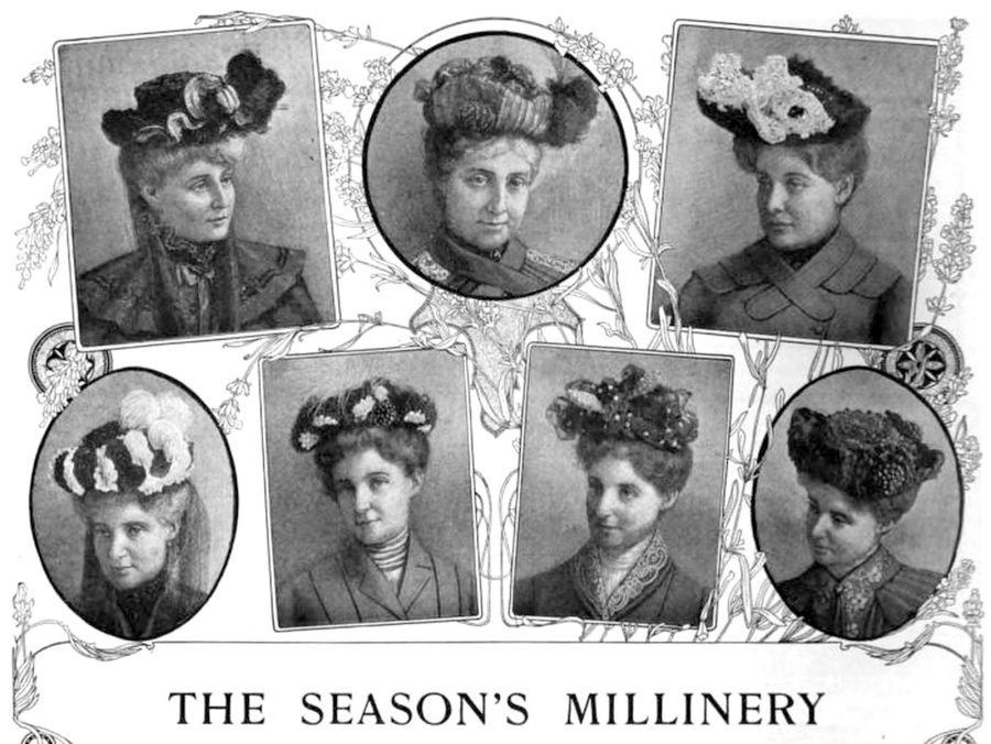 Vintage hats from the 1900s: What fashionable women were wearing at the ...