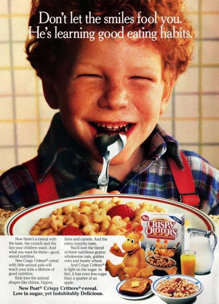 Vintage Crispy Critters: Animal-shaped Post cereal debuted in the '60s ...