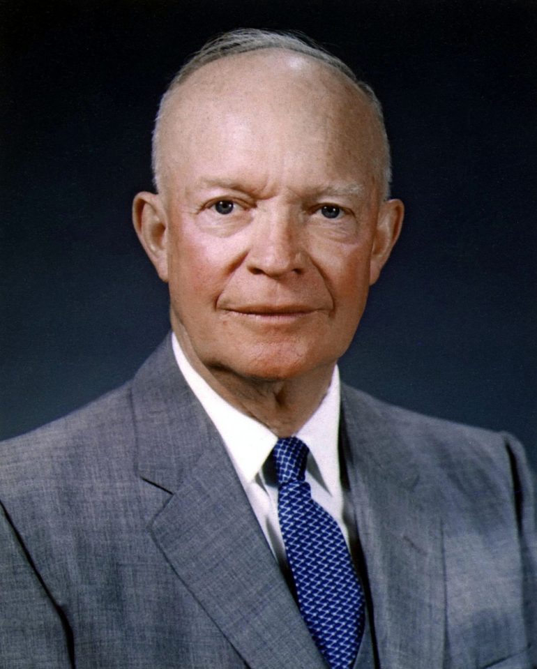 President Eisenhower didn't know how to use a rotary-dial telephone ...