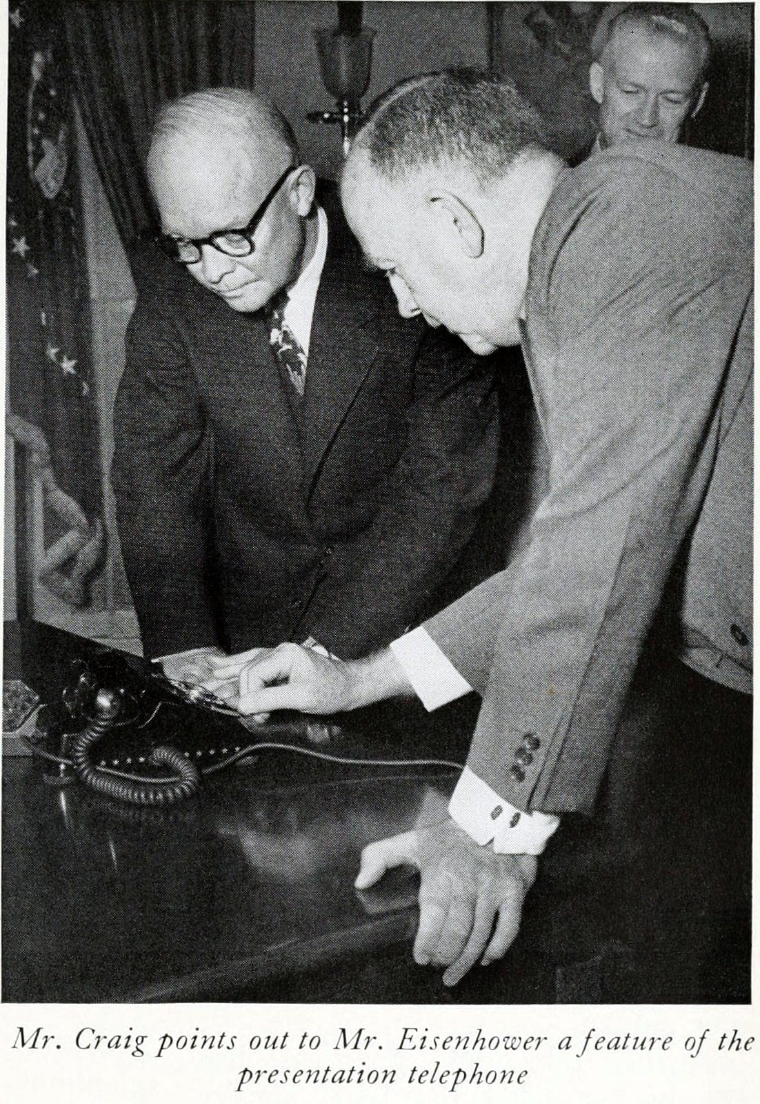 President Eisenhower didn't know how to use a rotary-dial telephone ...