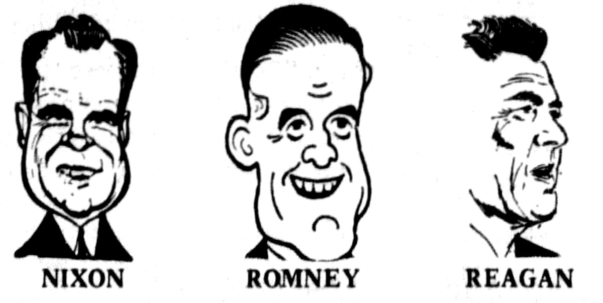 The '68 Presidential election: Nixon, Romney, McCarthy, Reagan ...