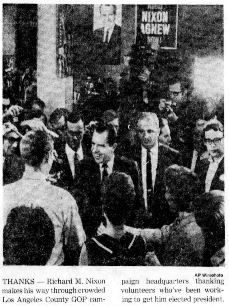 The '68 Presidential election: Nixon, Romney, McCarthy, Reagan ...