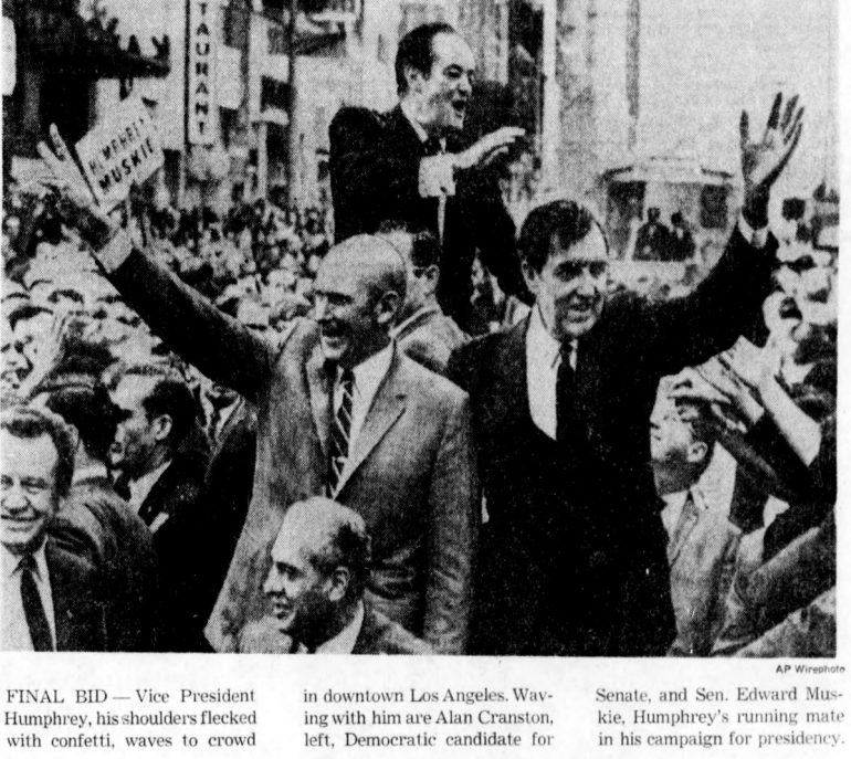 The '68 Presidential election: Nixon, Romney, McCarthy, Reagan ...
