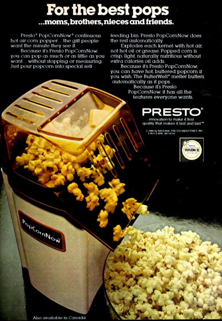 Remember these retro air-pop popcorn makers? - Click Americana
