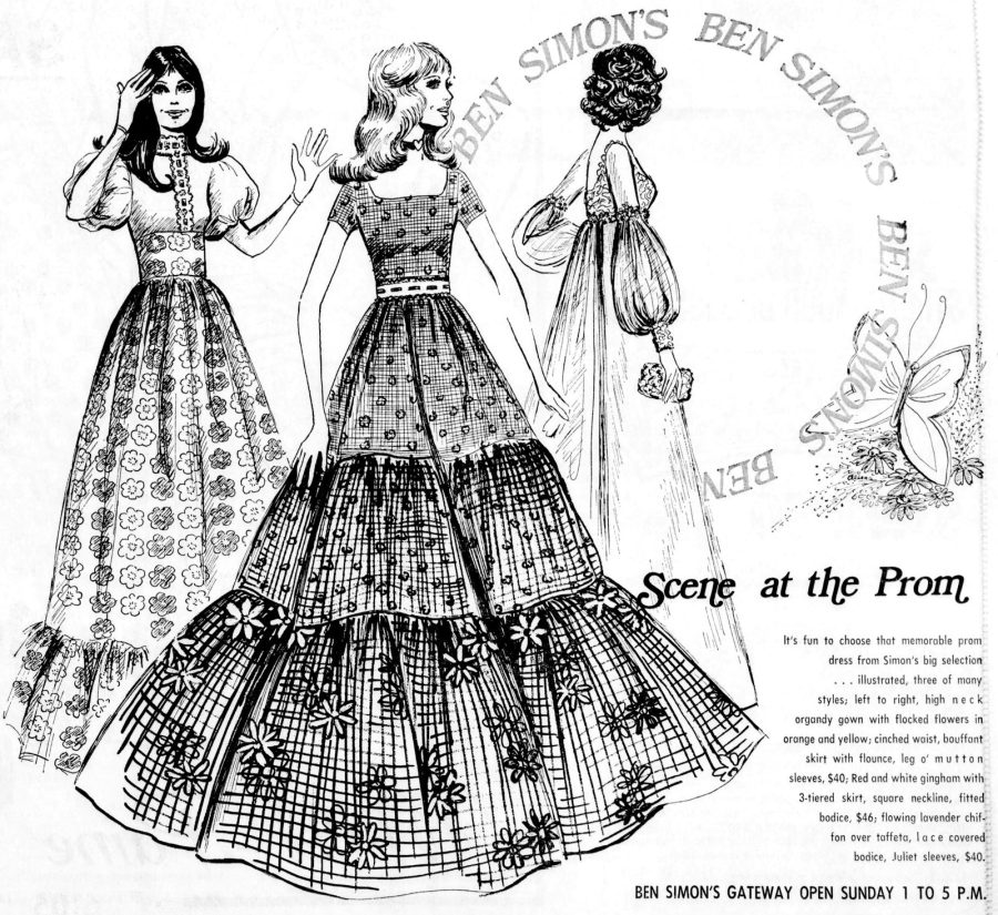 Vintage 70s prom dresses were a feminine fusion of bohemian & chic - Click Americana