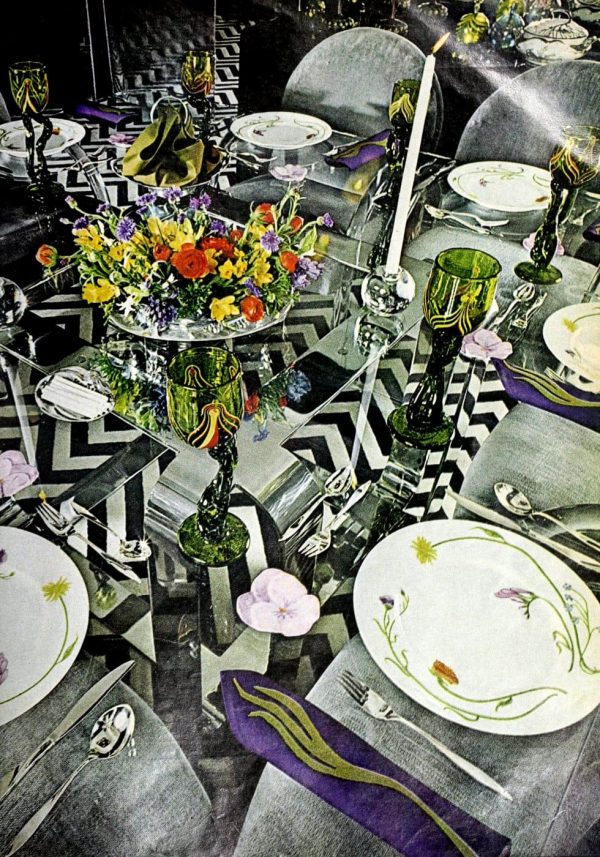 112+ beautiful vintage 70s table setting ideas - Click Americana