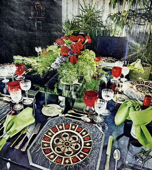 112+ beautiful vintage 70s table setting ideas - Click Americana
