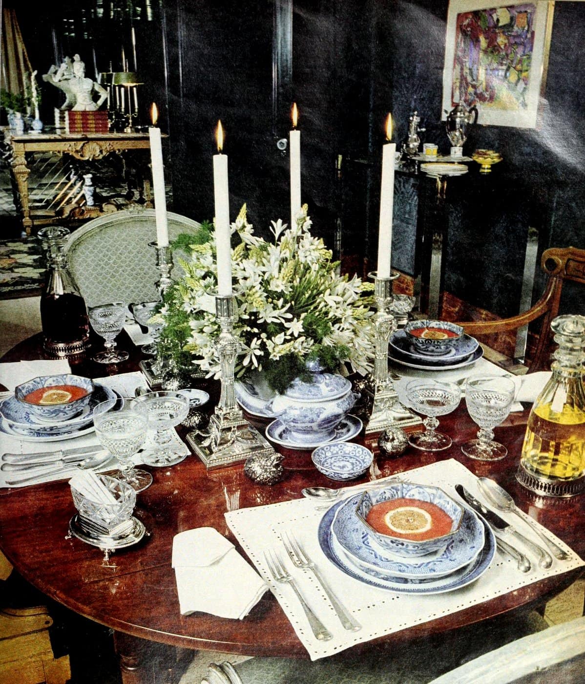 112+ beautiful vintage 70s table setting ideas - Click Americana