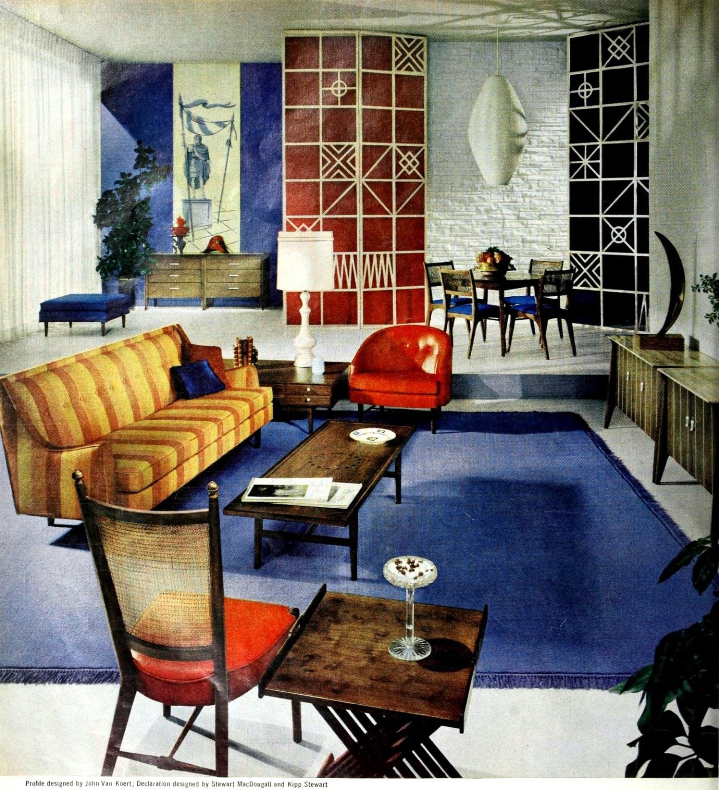 50+ bold & colorful vintage 1950s home decor ideas, plus see authentic ...