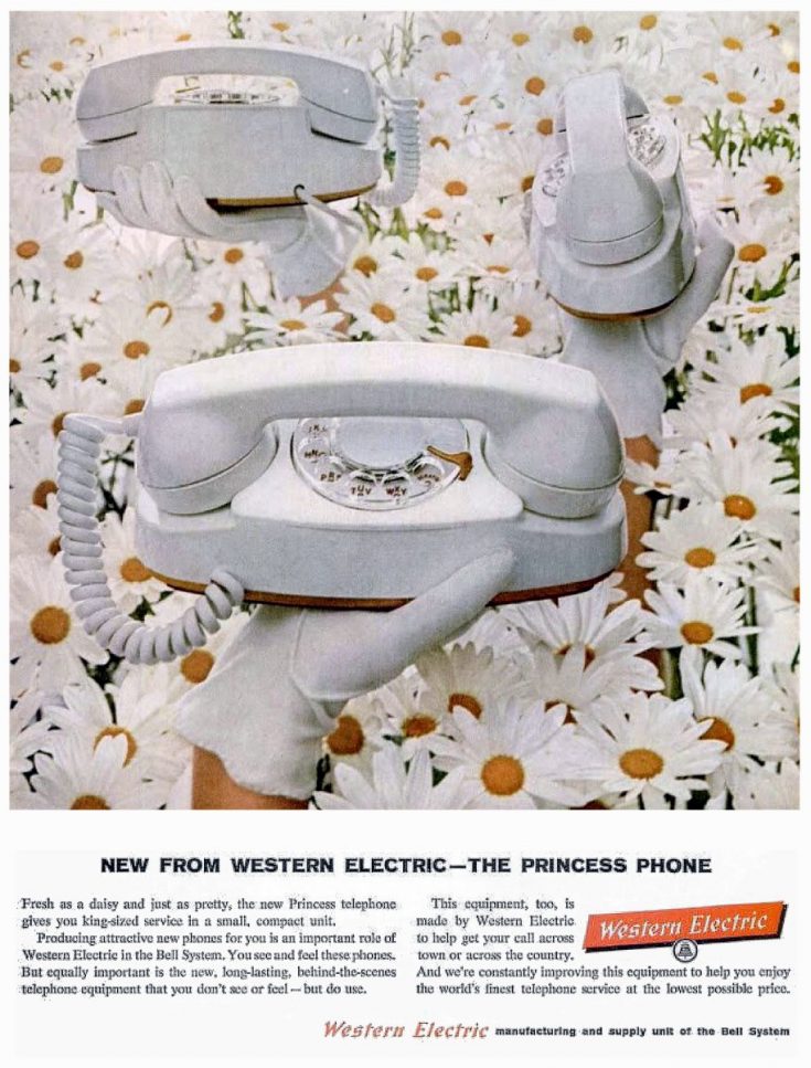 Vintage Princess phones: Remember the colorful telephones with a lit ...