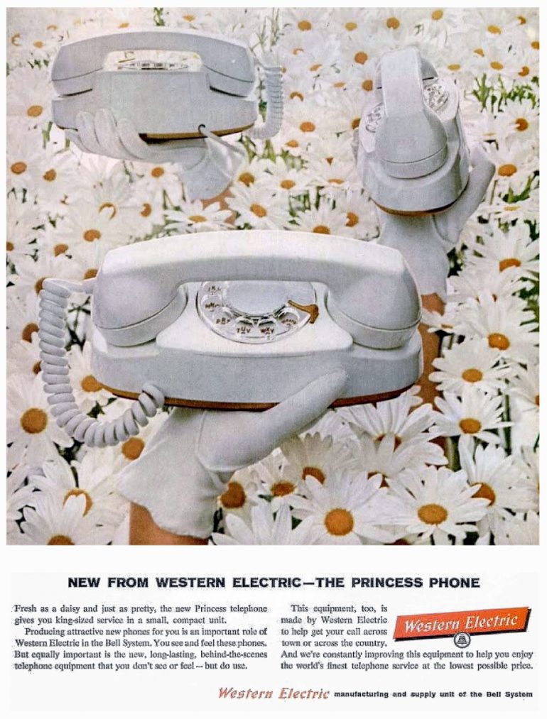 Vintage Princess phones: Remember the colorful telephones with a lit ...