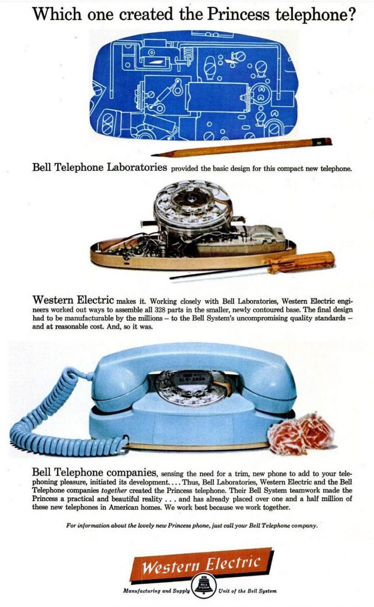 Vintage Princess phones: Remember the colorful telephones with a lit ...
