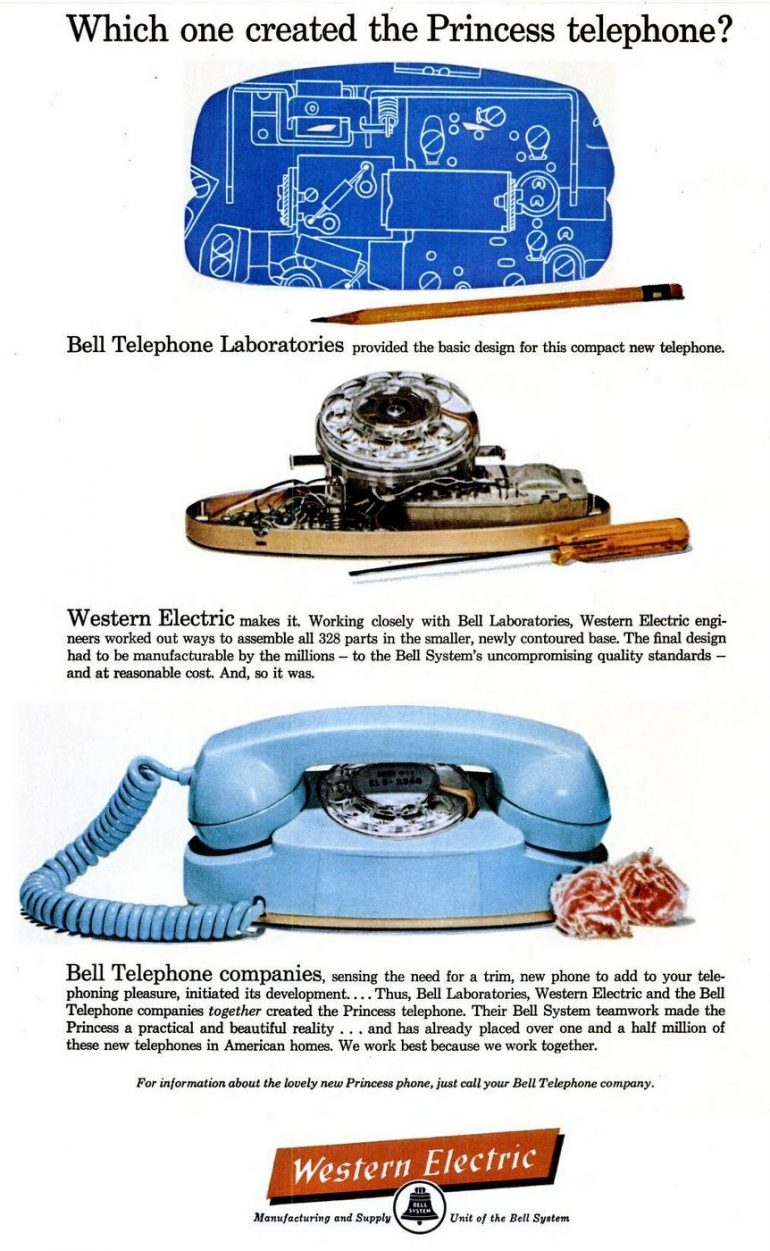 Vintage Princess phones: Remember the colorful telephones with a lit ...