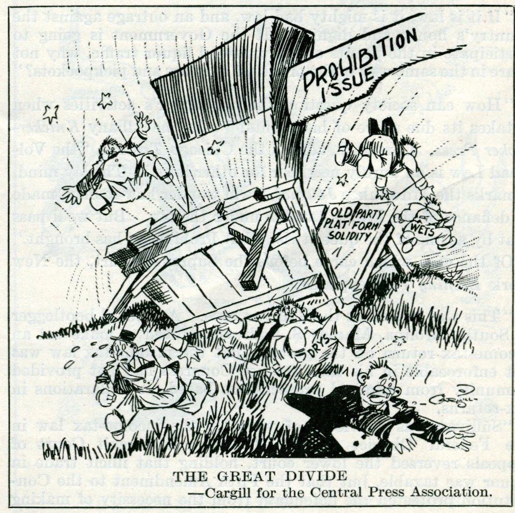 Prohibition political cartoons (1927) - Click Americana