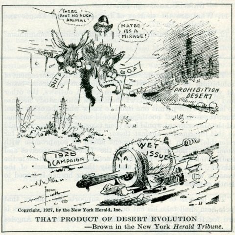 Prohibition political cartoons (1927) - Click Americana