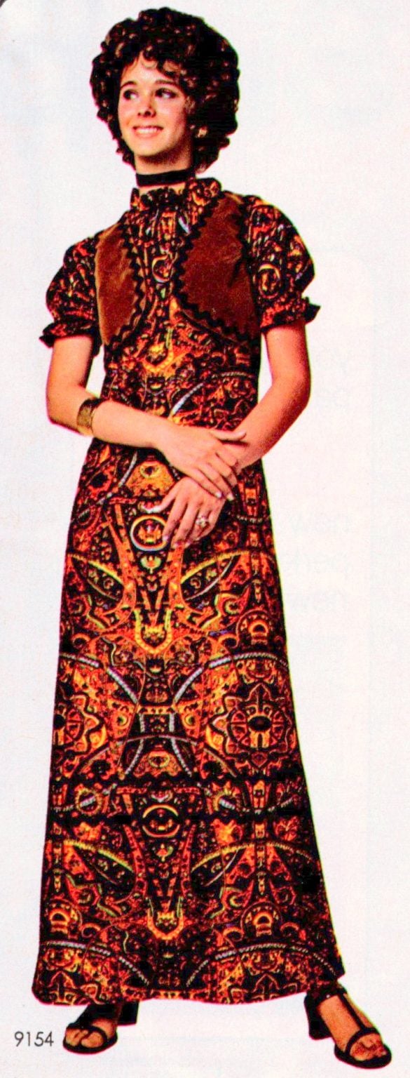 Vintage 70s prom dresses were a feminine fusion of bohemian & chic ...