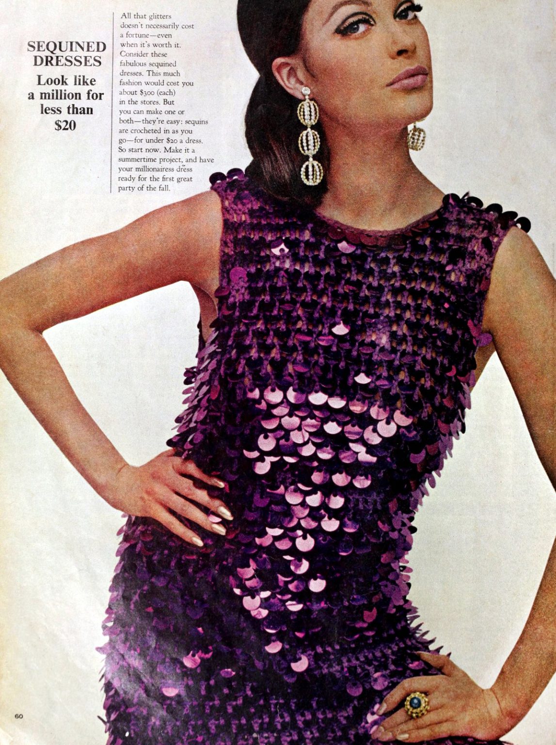 Vintage sequined dresses & gorgeous glittery accessories still dazzle ...