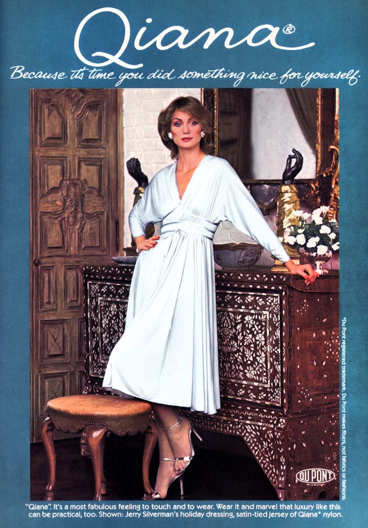 Vintage Qiana fashions from the 1970s: Clothes made with the popular ...