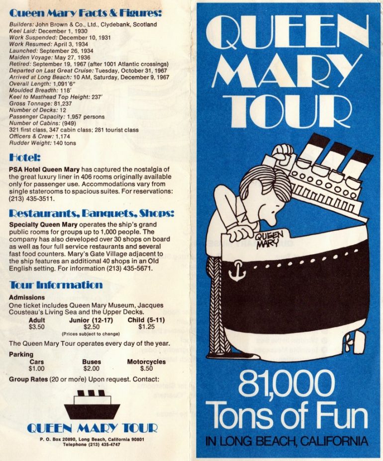 The Queen Mary: Vintage tours of the possibly-haunted old ship from the ...